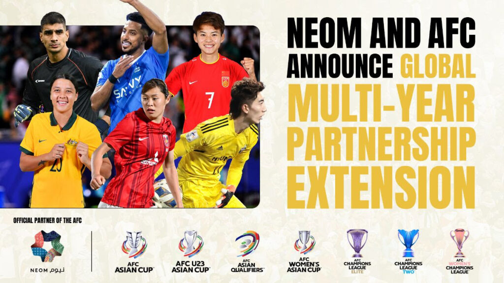 AFC and NEOM announce global multi-year partnership extension – AIPS ASIA